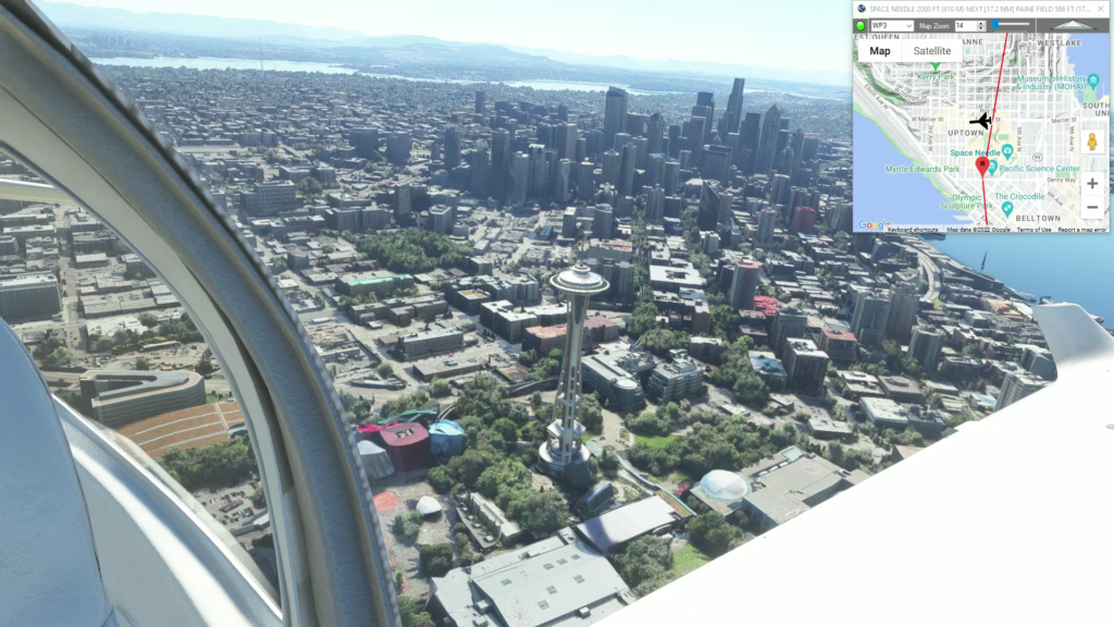 Seattle (Pierce County to Paine Field) – Flightplan