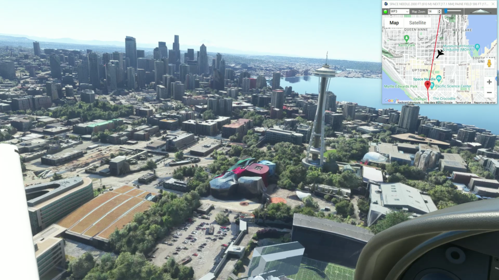 Seattle (Pierce County to Paine Field) – Flightplan