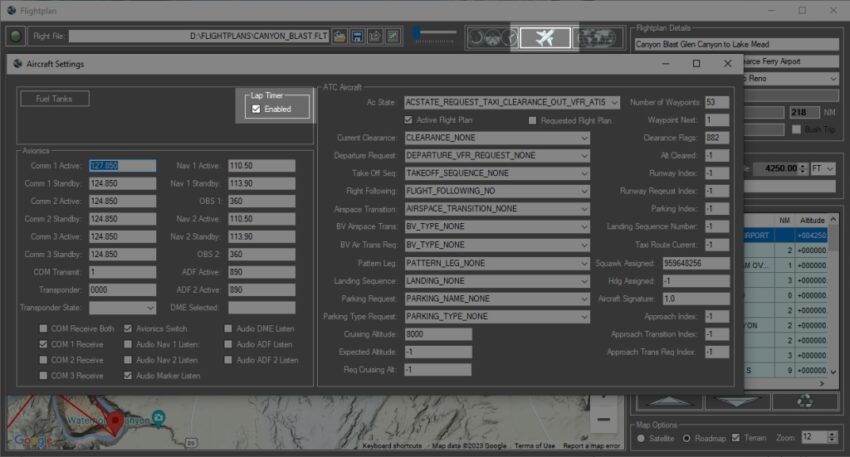 How do I use the Cockpit Map Lap Timer – Simflightplan